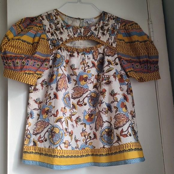 Current Air | Tops | Current Air Women Cottage Style Top Vacation ...